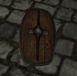 Large wooden shield - Wurmpedia