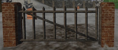 Pottery iron fence gate - Wurmpedia